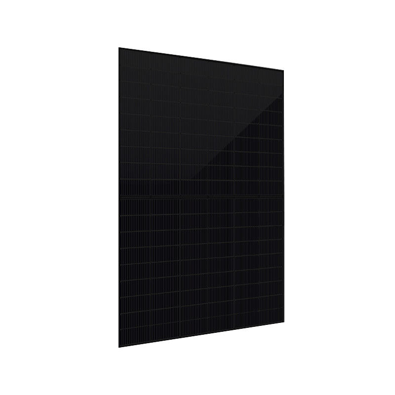 410w - 440w Black Frameless Solar Panel Public Buildings Solar Bifacial ...